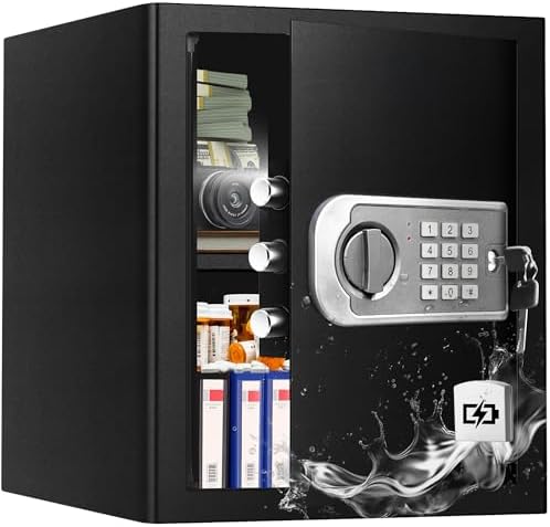 VaultHex Large Safe Box for Home - 3.0 CuFt Heavy-Duty Cabinet with ...