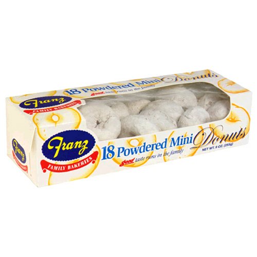 Amazon.com : Franz, Mini Powdered Donuts, 18 Count, 12 oz : Everything Else