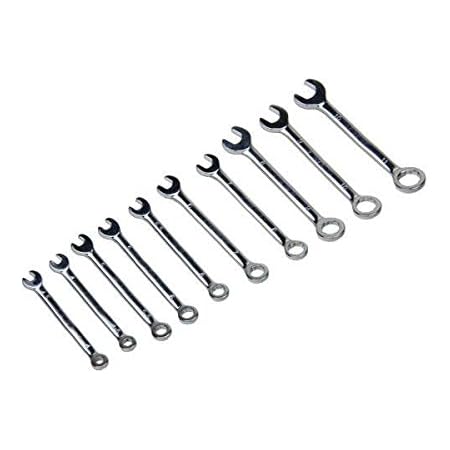 US PRO 2079 10pc Mini Metric Combination Spanner Set 4-11mm, Chrome ...