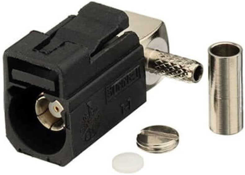 Watch ELECBEE Fakra Connector Female Fakra A Right Angle Black Crimp ...