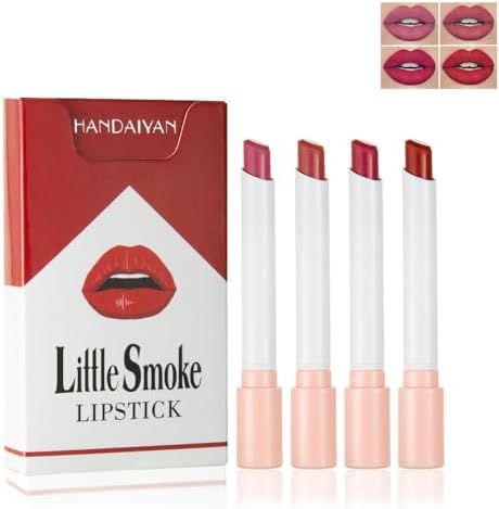 Amazon.com : 4 Colors Mini Tube Mate Velvet Lipstick, Lip Tint Lip ...