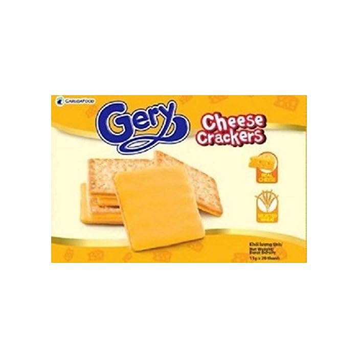 Buy Garudafood Gery Cheese Crackers Crispy Cookie Snack with Sugar and ...