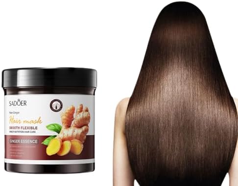 Amazon.com: For SADOER Ginger Extract Hair Mask.Smooth and voluminous ...