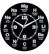 Amazon.com: CIGERA 12 Inch Music Themed Wall Clock with Piano and Music ...