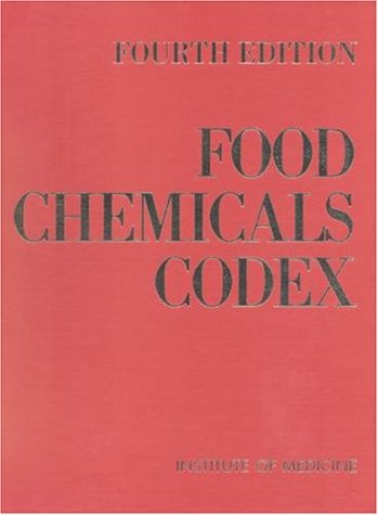 Amazon | Food Chemicals Codex | Fischbach, Henry | Chemistry