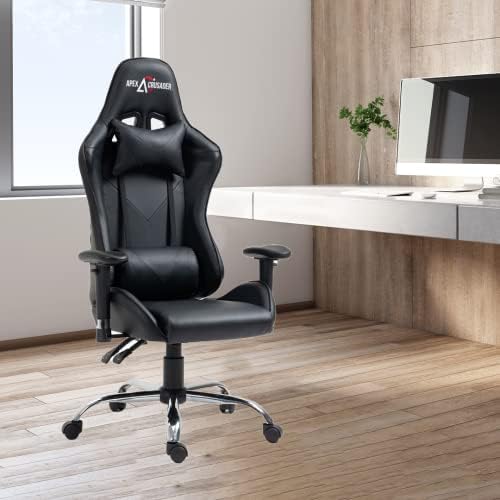 SAVYA HOME Plastic Spawn Multi-Purpose Ergonomic Gaming Chair With Adj ...
