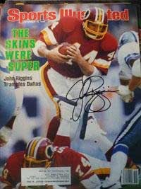 John Riggins Autographed Magazine - Autographed NFL Magazines at Amazon ...