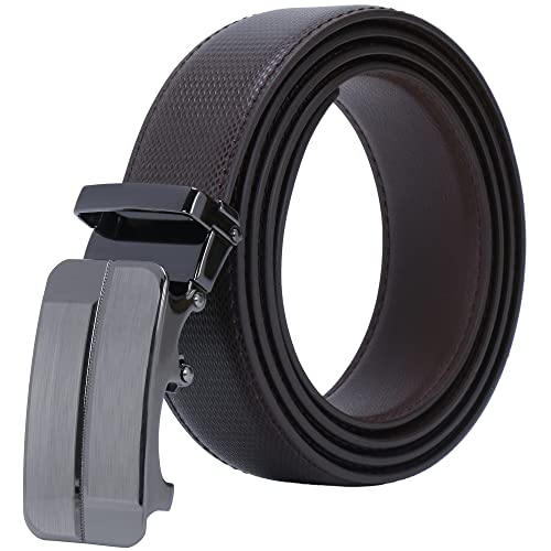 Labnoft Men's PU Leather Auto Lock Belt : Amazon.in: Clothing & Accessories