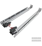 LONTAN 1 Pair 22 Inch Side Mount Soft Close Drawer Slides 3 FOLD Full ...
