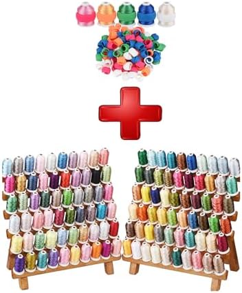 Amazon.com: Simthread 100pcs Upgraded Thread Holder/Spool Huggers ...