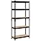 Amazon.com: Topeakmart 2 PCS 5-Tier Utility Shelves, Metal Storage ...