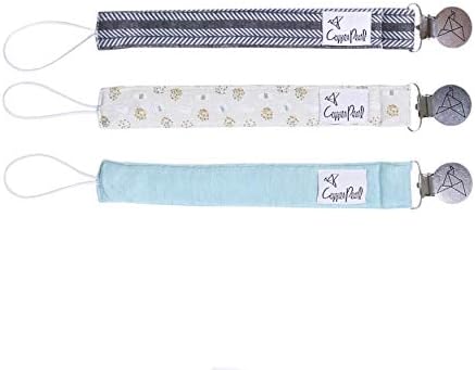 Amazon.com : Copper Pearl Pacifier Clip 3-Pack: Premium Knit Binky ...
