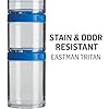 BlenderBottle GoStak Twist n' Lock Storage Jars, 4-Piece Starter Pak ...