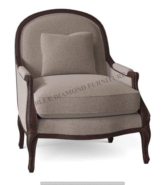 Blue Diamond Furniture Luxury Design Traditional Adair Armchair with ...