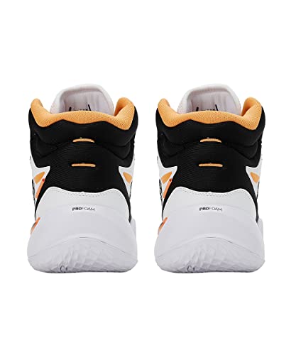 Buy Puma Unisex-Adult Playmaker Pro Mid Block Part White-Clementine ...