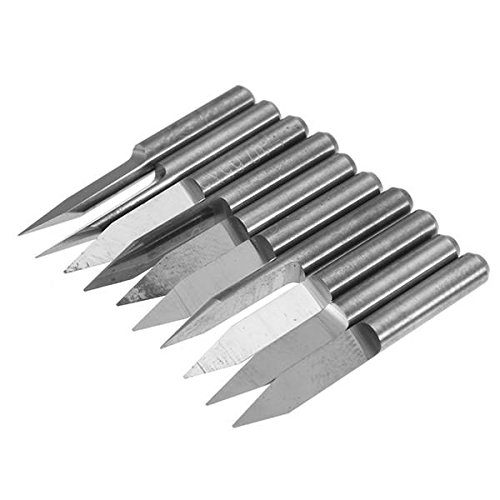 SBRMART Wolike 10pcs 3.175mm Shank 30 Degree Cutter 0.3mm Bits PCB ...