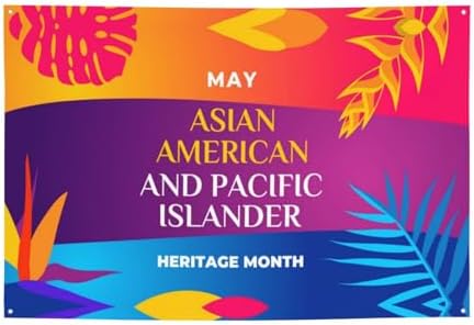 Amazon.com: SmoothNovelty 3 x 6 ft Asian American and Pacific Islander ...