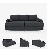 Amazon.com: Ribilake 80 Inch Sofa Couch, Comfy Love Seat Couches for ...