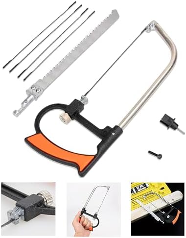HOMDUM 7 in 1 Multi Purpose DIY Steel Metal Hand Saw Multi Blades ...