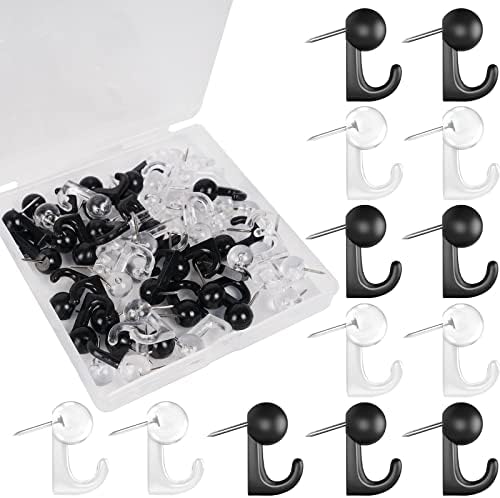 Amazon.com: 30 Pack Double Headed Picture Hanging Nails, Thumb Tacks ...