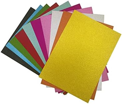 ASelected 100 Sheets 230gsm Thick Coloured Card A4 Pack Assorted Bright ...