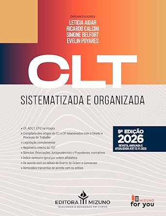 CLT Sistematizada e Organizada 9ª edição 2025 | Amazon.com.br