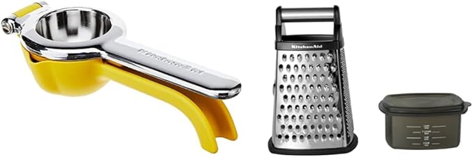 Amazon.com: KitchenAid No Mess Citrus Squeezer, One size, Lemon ...