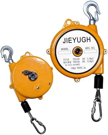 Retractable Spring Balancer ，Self-Locking Ratchet Device with 3-m Wire ...