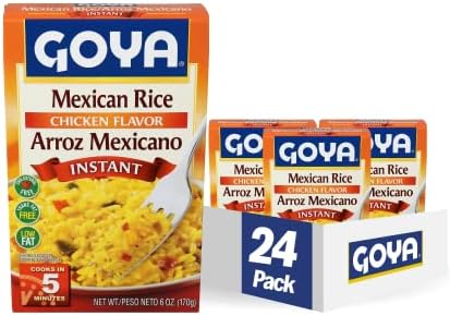Amazon.com: Goya Foods - Arroz mexicano instantáneo, sabor a pollo, 6 ...