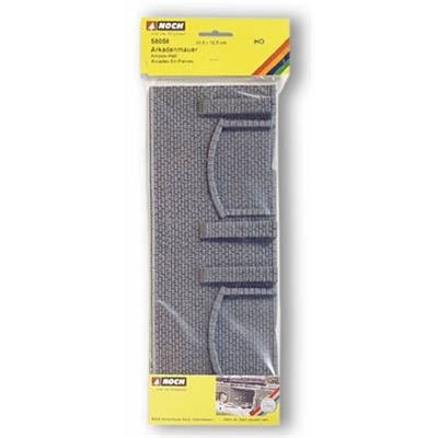 Noch 58059 Arcade Wall, Long Gray H0 Scale Model Kit : Amazon.in: Toys ...