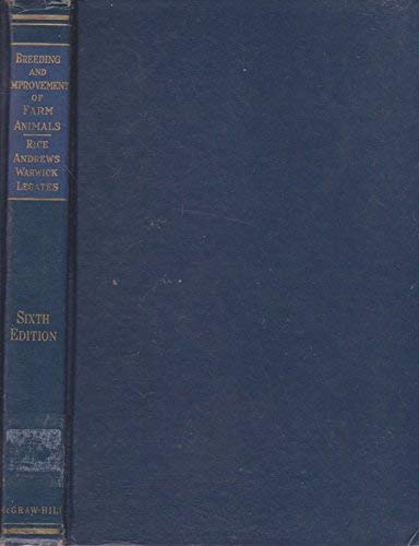 Breeding and improvement of farm animals (McGraw-Hill publications in ...