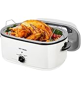 Amazon.com: 26 Quart Electric Roaster Oven with Visible & Self-Basting ...