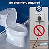 Clirass Elongated Bidet Toilet Seat with Quiet-Close, Non-Electric ...