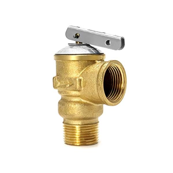 QWORK 150Psi Pressure Relief Valve with 3/4-Inch Pipe Thread, Pressure ...
