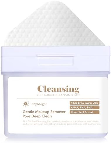 Amazon.com: DERMAL Rice Bubble Cleansing Pad Makeup Remover Bubble Pads ...