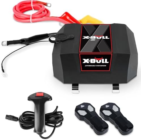 Amazon.com: X-BULL Winch Control Box for8000-13000lbs with Remotes ...