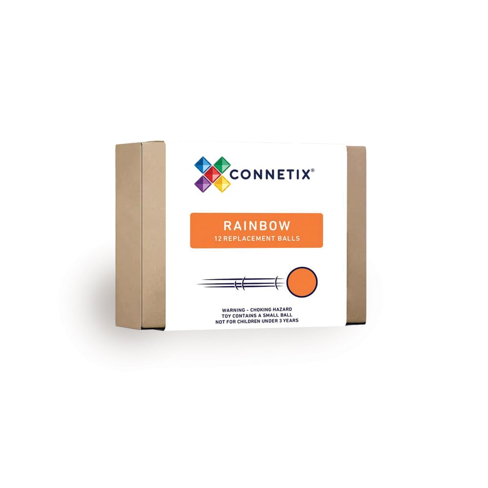 Amazon.com: CONNETIX Rainbow Replacement Ball Pack, 12 Pieces : Toys & Games