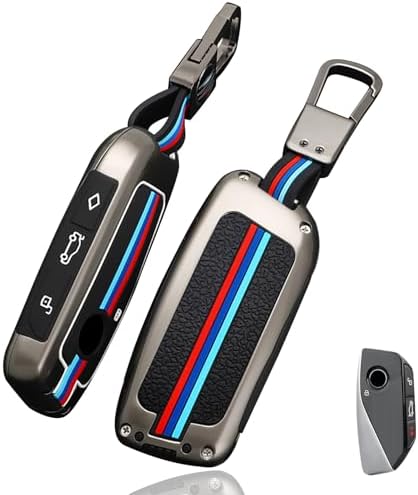Amazon.com: Aoocar Heavy Metal Key Fob Cover, Compatible with BMW 2023 ...