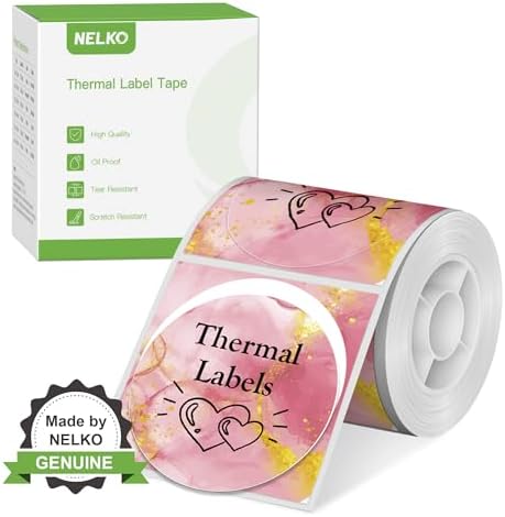 Amazon.com: Thermal Labels for Nelko PM220 Label Maker, 2 inch (50mm ...