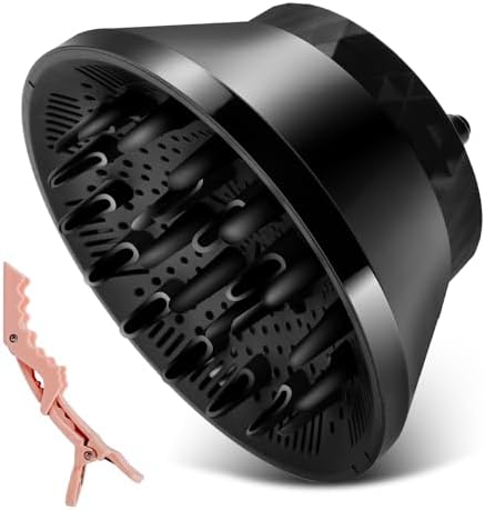 Amazon.com: Universal Hair Diffuser, Hair Dryer Diffuser Attachment for ...