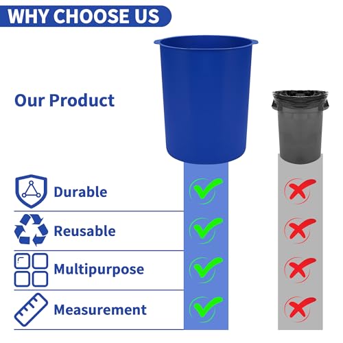 Snapklik.com : 5 Gallon Bucket Liner For Concrete Mix And Mud ...