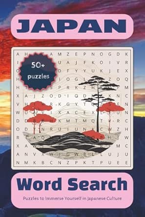Japanese Word Search Puzzle Book: Word Searches with Easy to Read Print ...