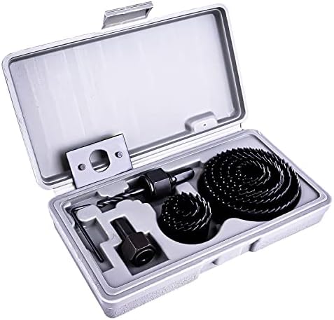Deodap Professional Hole Cutters- 11 Piece Hole Saw Kit, 19-64Mm Metal ...