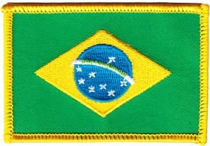 Amazon.com: Flagline Brazil - Country Rectangular Patch : Arts, Crafts & Sewing