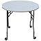Amazon.com: Banquet Tables Pro 36 Inch Round Folding Table on Wheels ...