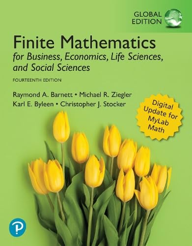 Buy Finite Mathematics for Business, Economics, Life Sciences, and ...