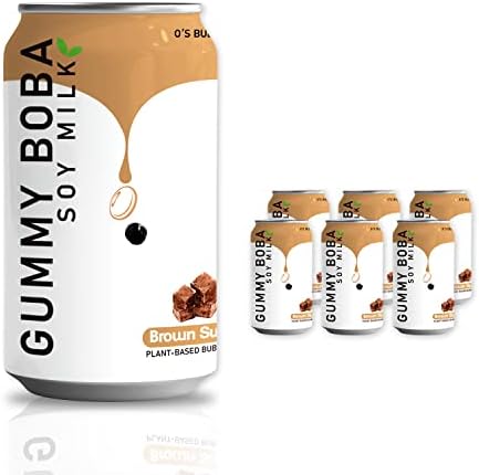 Amazon.com: O's Bubble Gummy Boba Soy Milk, 10.7 Fl Oz (Pack of 6 ...