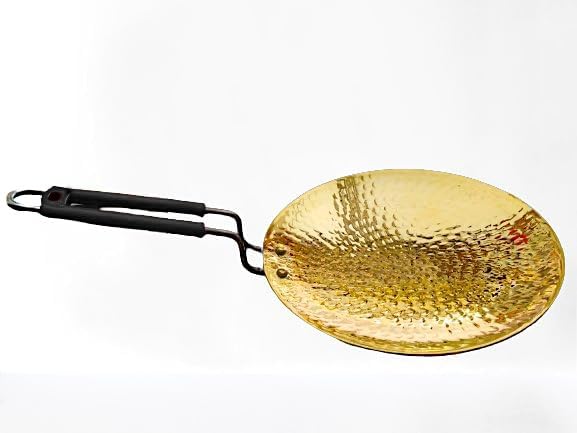 Buy S.R.B.B Brass Roti Tawa 10" Tawa For Roti With Handles Teflon Free ...