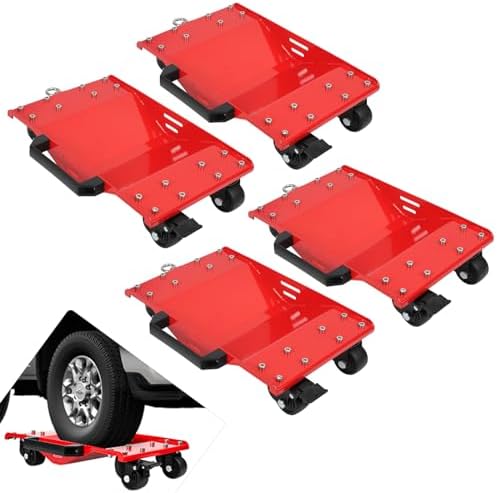 Amazon.com: Aoile Car Dolly Set of 4, 8000LBS Capacity Car Dollies with ...