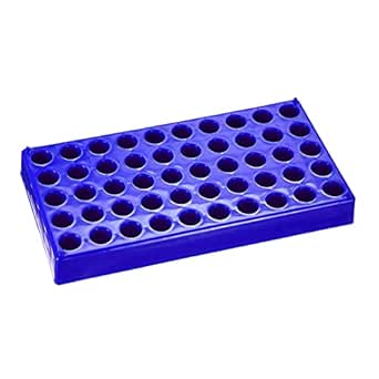 uxcell 2 Pcs Tube Rack Polypropylene 50-Well Dark Blue for 1.5ml, 2ml ...